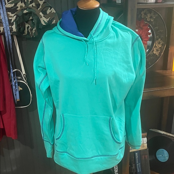 bcg | Sweaters | Bcg Aqua And Blue Fleece Hoodie Jg | Poshmark